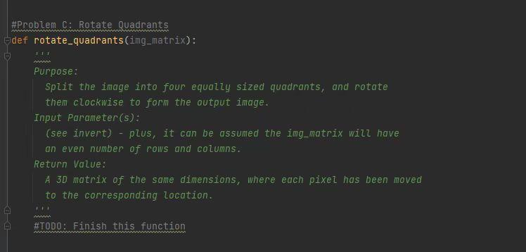 Problem C. ( 10 points) Rotate Quadrants Next, you | Chegg.com