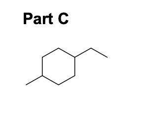 Solved Part C: Chair conformations 1. Build a model of the | Chegg.com