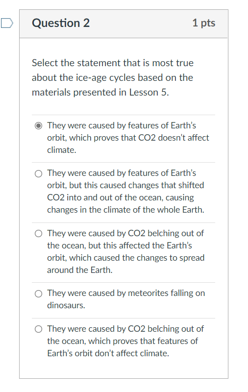 Solved Question 1 1 pts About 252 million years ago, the | Chegg.com