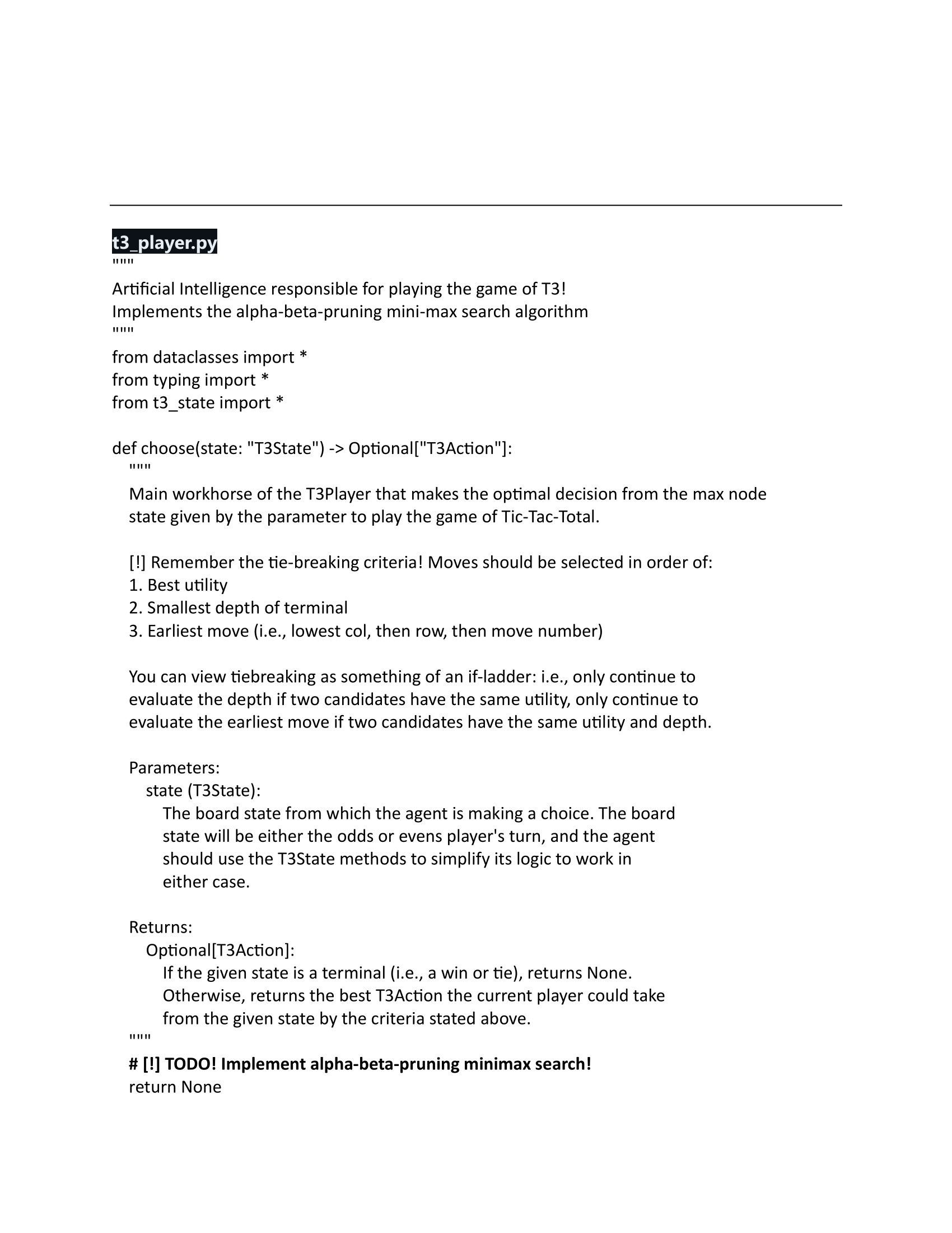 Solved \# [Optional / Suggested] TODO! Add any helper | Chegg.com