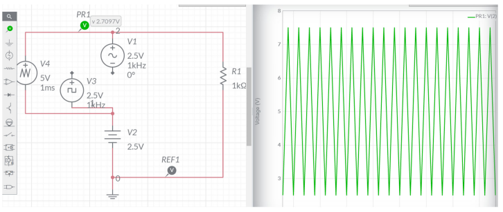 Solved Procedure: Set up the circuit in Multisim to generate | Chegg.com