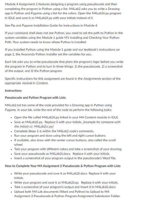 Solved # Developed with tips from Pygame.com & Teach Your | Chegg.com