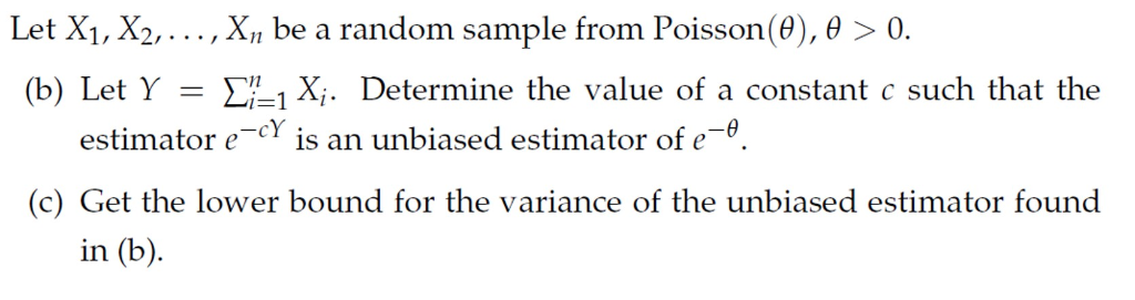 Solved Let X1, X2,..., Xn be a random sample from | Chegg.com
