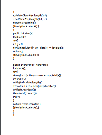 Solved A thread safe class that implements a Hash-table is | Chegg.com