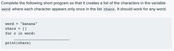 Solved Complete the following short program so that it | Chegg.com