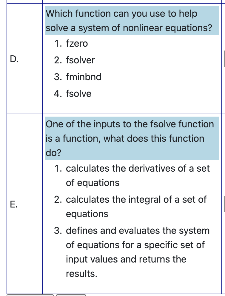 Solved 1. Answer the questions about MATLAB below. 1949 | Chegg.com