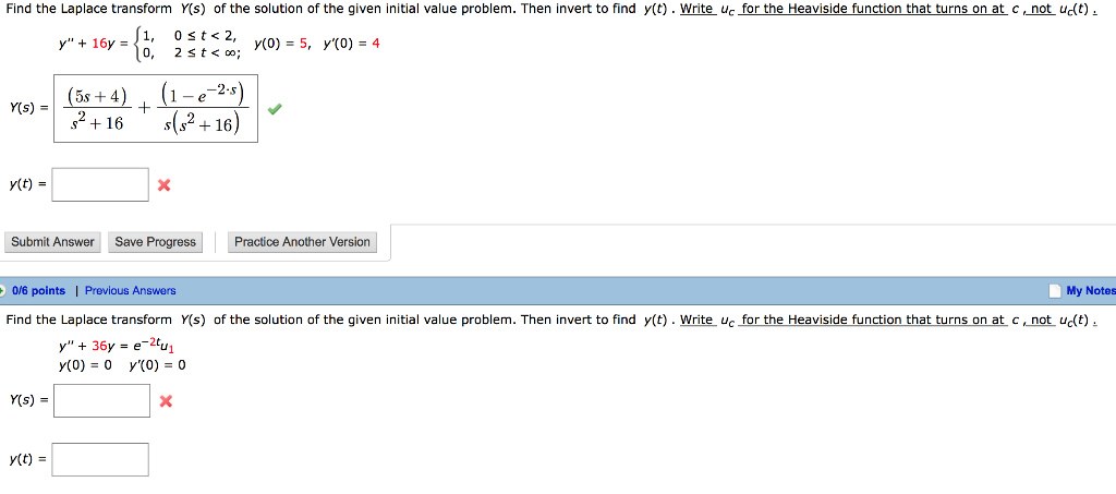 Solved Find the Laplace transform Y(s) of the solution of | Chegg.com