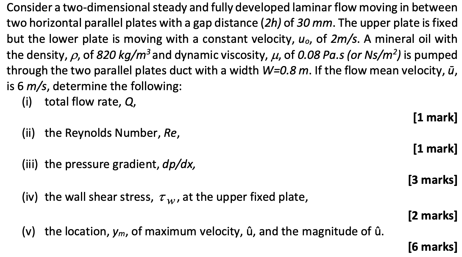 Solved Consider a two-dimensional steady and fully developed | Chegg.com
