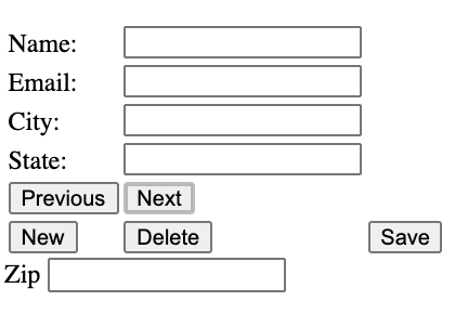 HTML, JS, PHP, JQuery, AJAX Implement (create, read, | Chegg.com