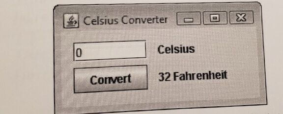 Solved Create a Swing temperature converter which takes | Chegg.com