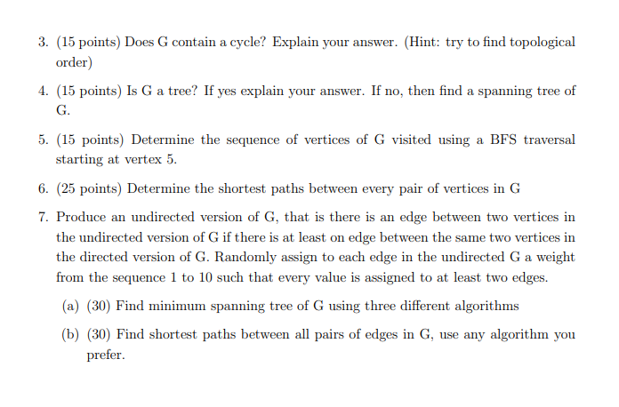 Solved Let G(V.E) be a graph whose vertices are the integers | Chegg.com