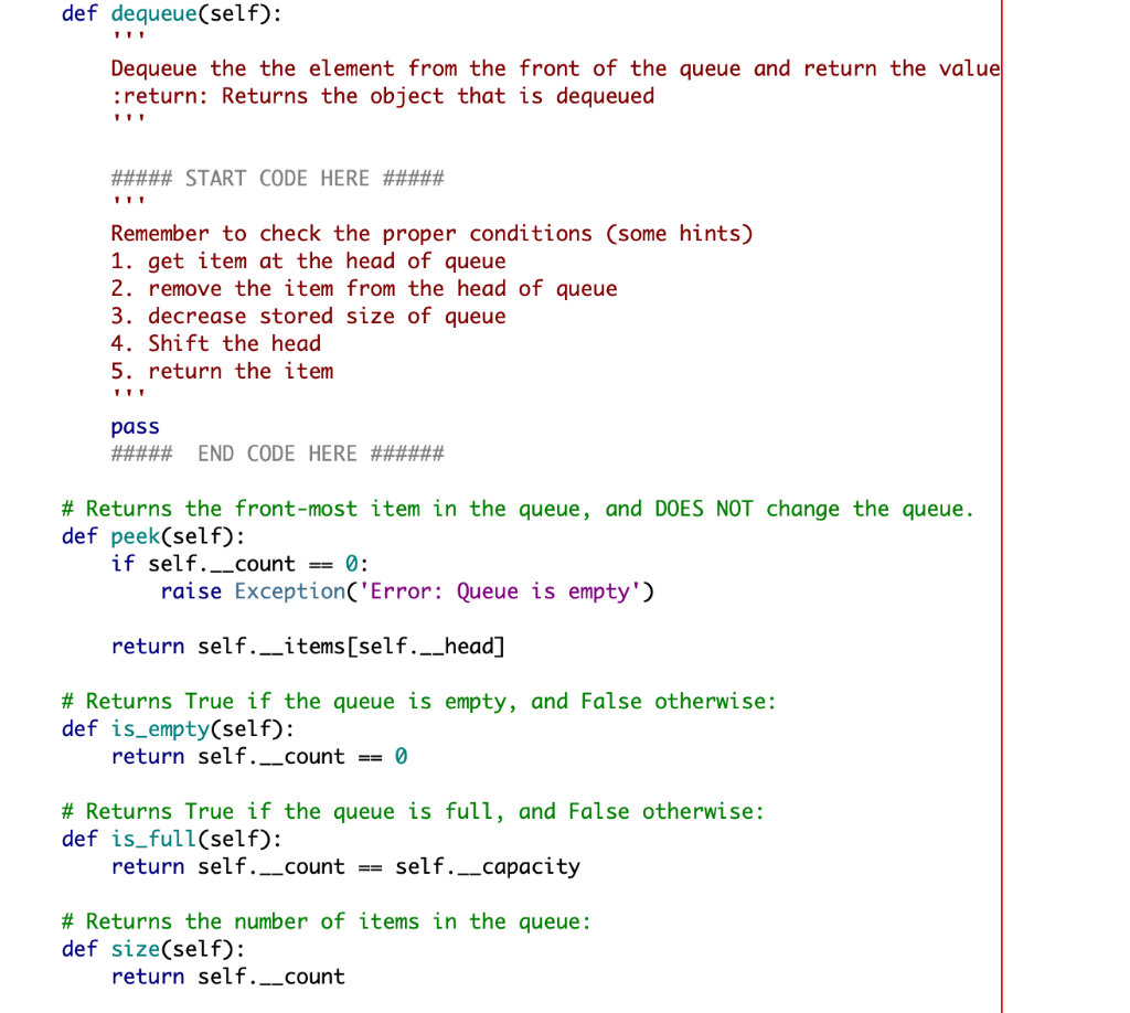 Exercise 1: Complete the Bounded and Circular Queue | Chegg.com