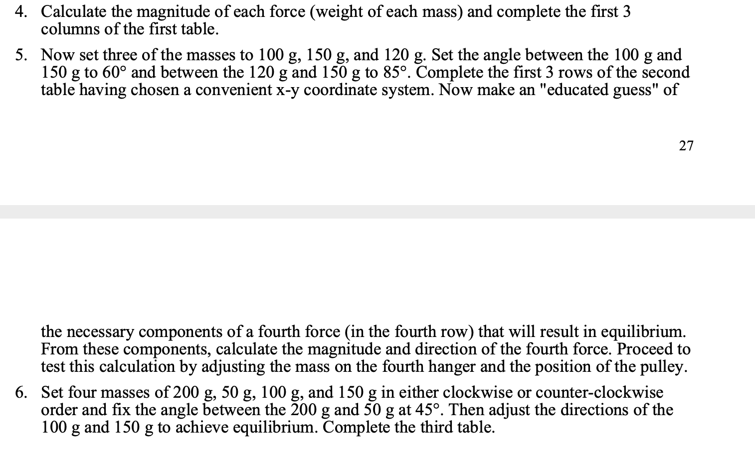 Solved APPARATUS The circular “force table” shown below is | Chegg.com