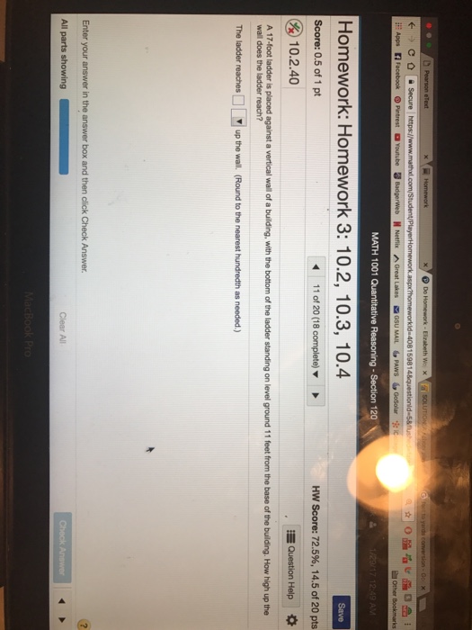 Geometry Archive | January 28, 2017 | Chegg.com