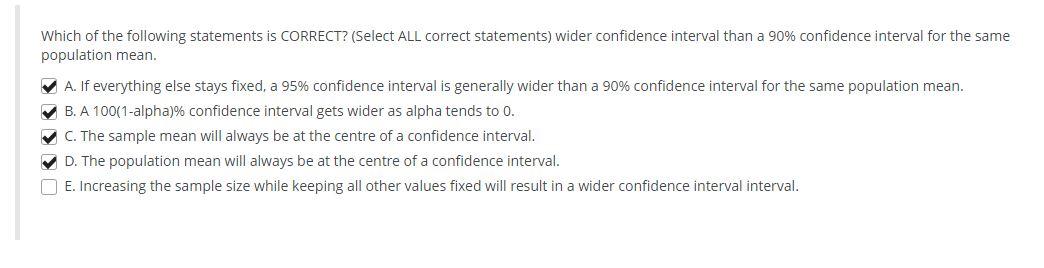 Solved Which of the following statements is CORRECT? (Select | Chegg.com
