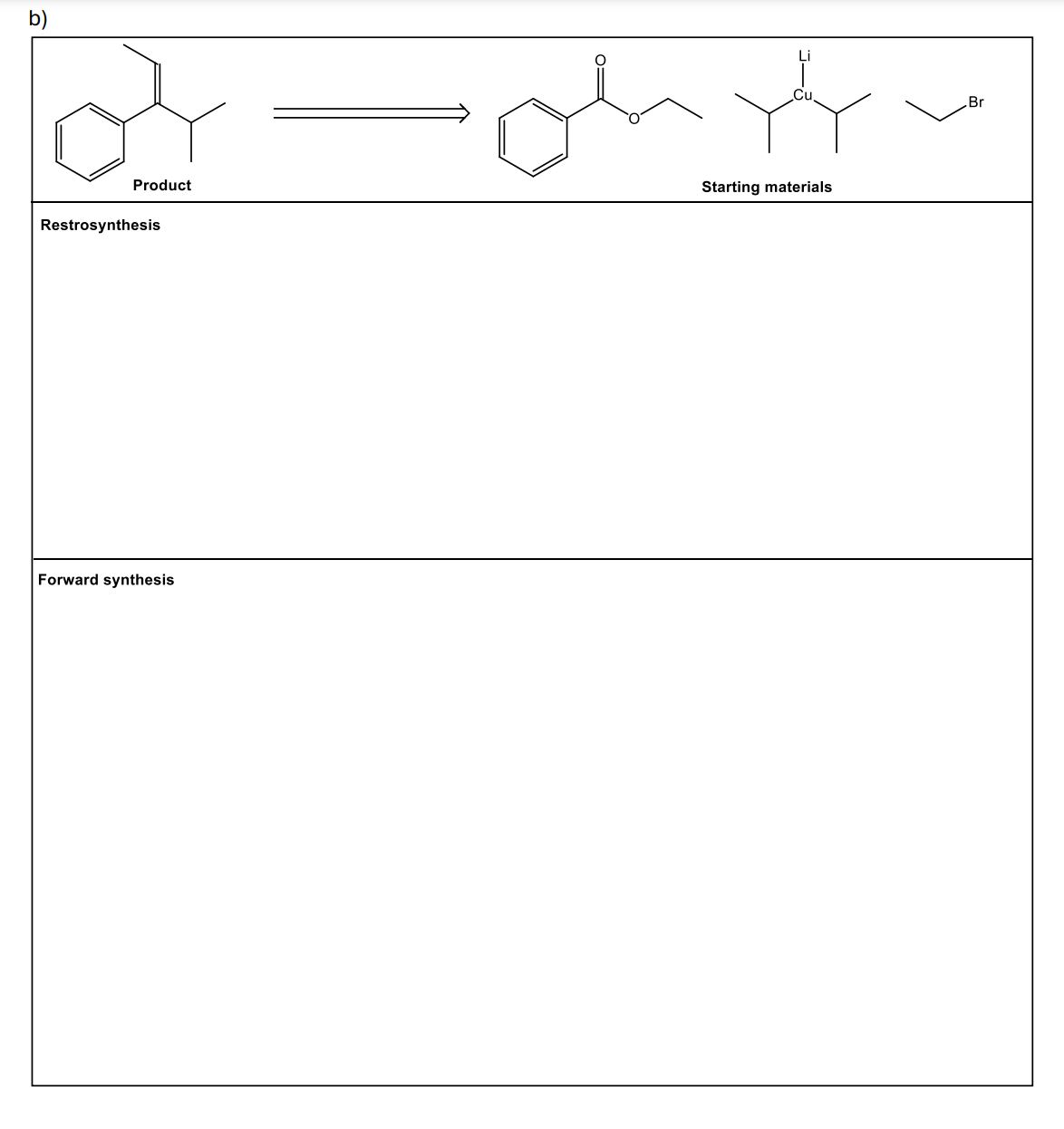Solved Synthesis and Retrosynthesis. 3. ﻿Propose a retro and | Chegg.com