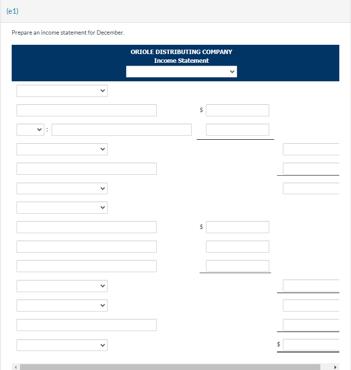 make a balance sheet | Chegg.com