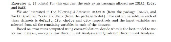 Solved provide the R code, the R output and your comments on | Chegg.com