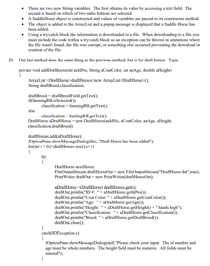 Solved CIT 249: Java II Chapter 17 Lab 3 We will create text | Chegg.com