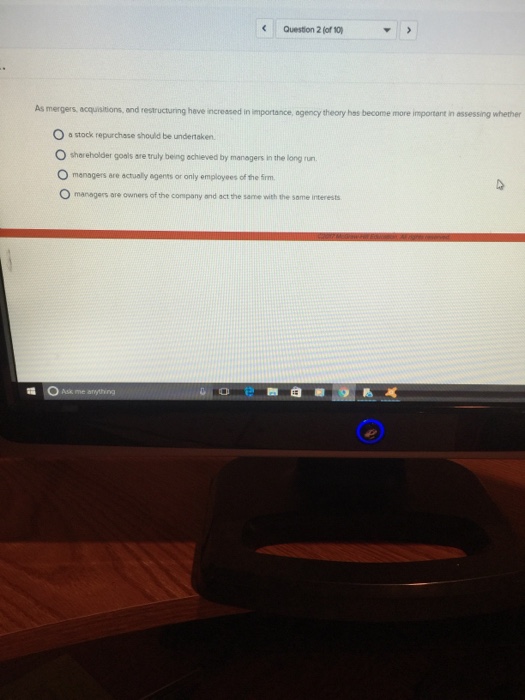 Solved As mergers, acquisitions, and restructuring have | Chegg.com