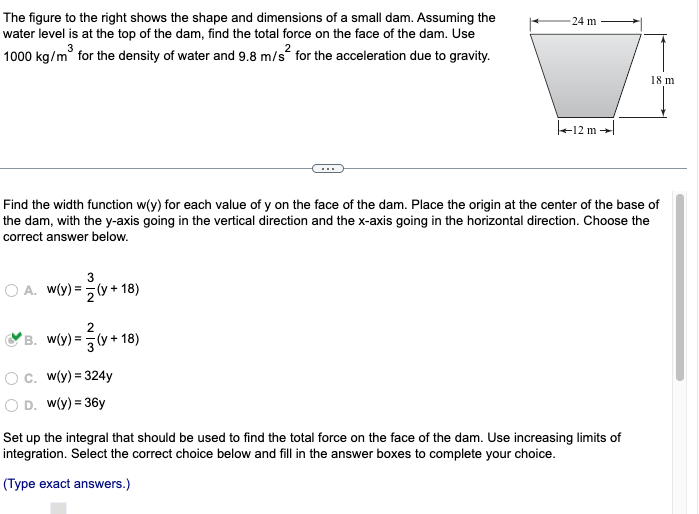Solved The figure to the right shows the shape and | Chegg.com
