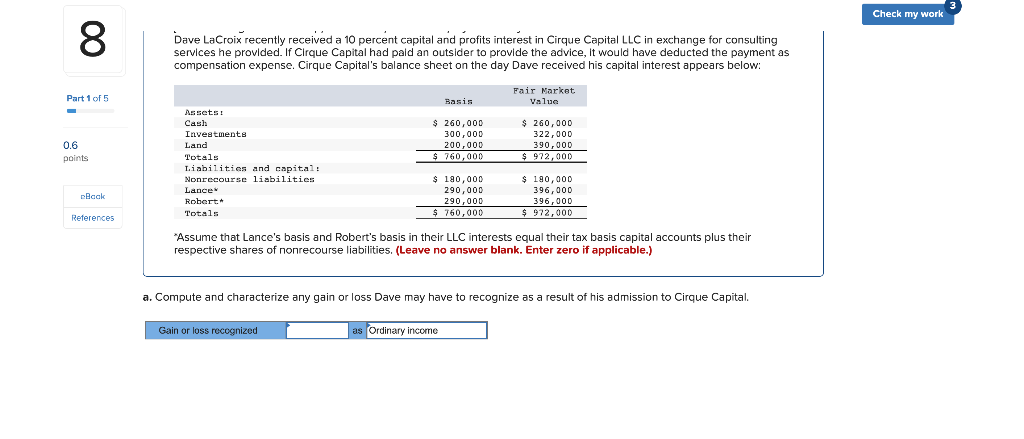 Solved b. Compute each member’s tax basis in his LLC | Chegg.com