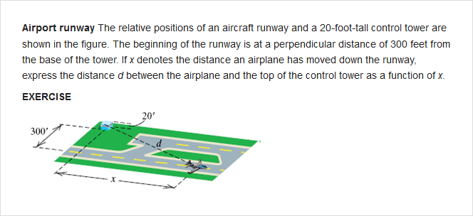 Solved Airport runway The relative positions of an aircraft | Chegg.com