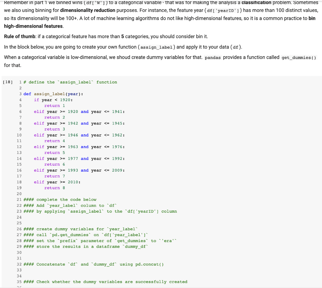 Solved Remember in part 1 we bınned wins (df [′′] ) to a | Chegg.com