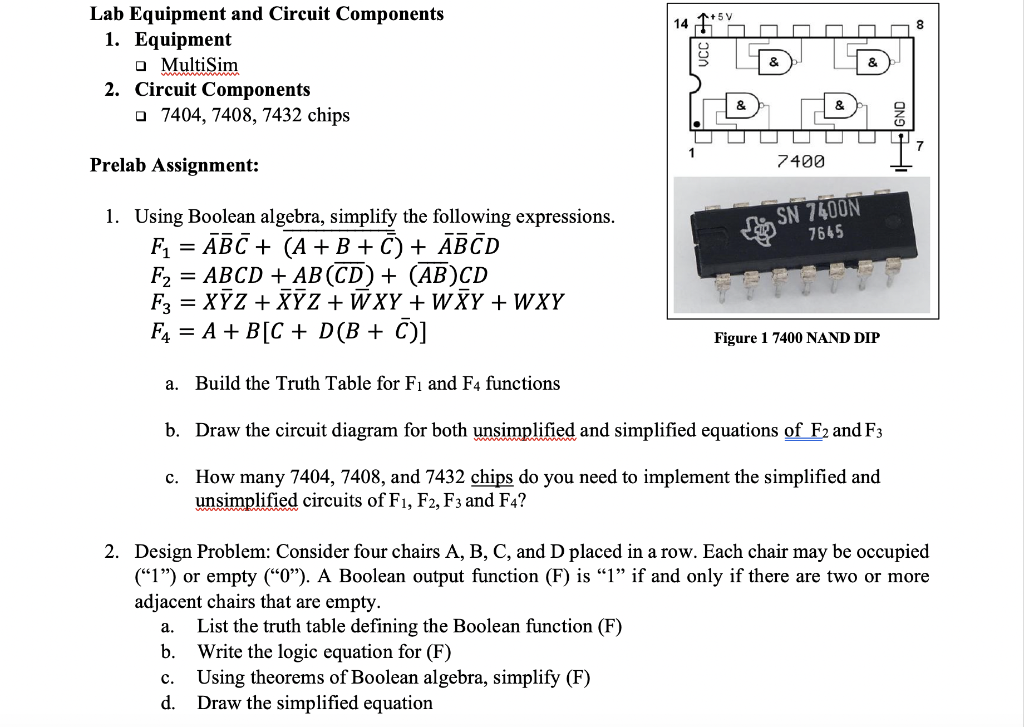 Solved Lab Equipment and Circuit Components 1. Equipment O | Chegg.com