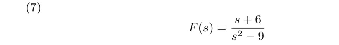 Solved Use • the linearity property of the inverse Laplace | Chegg.com