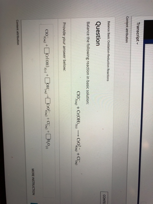 Solved Transcript Content attribution Balance Basic | Chegg.com