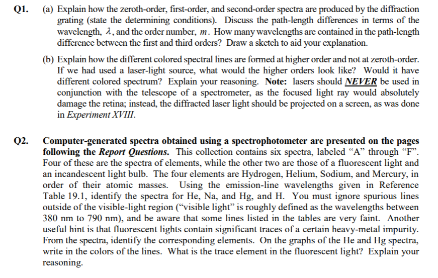 Q1. (a) Explain how the zeroth-order, first-order, | Chegg.com