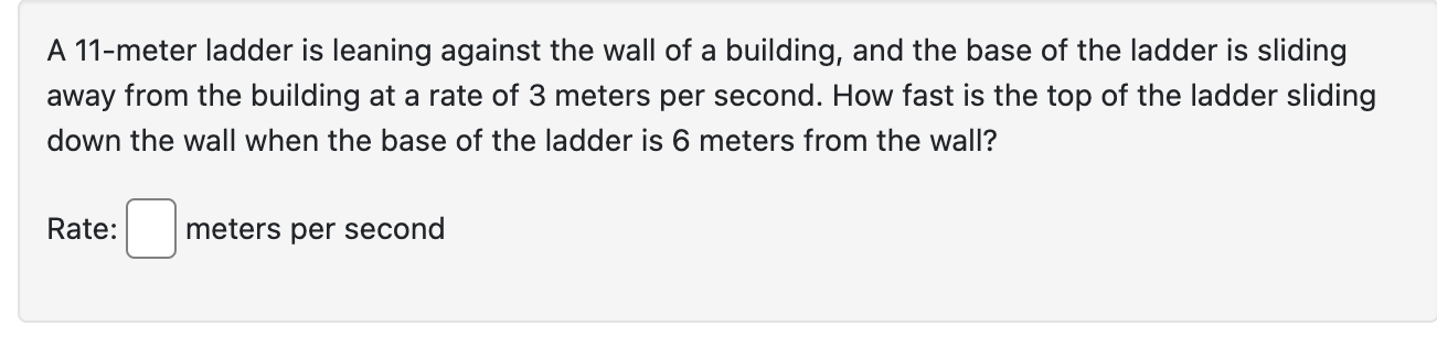 Solved A 11-meter ladder is leaning against the wall of a | Chegg.com