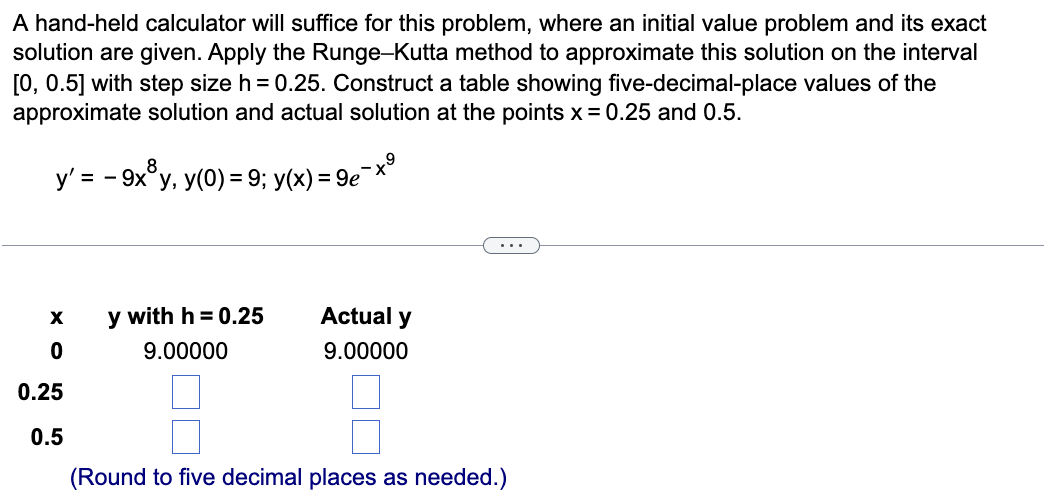 Solved A hand-held calculator will suffice for this problem, | Chegg.com