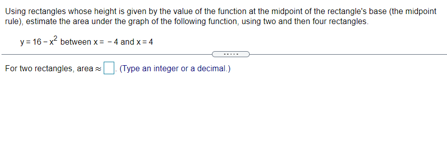 Solved Using rectangles whose height is given by the value | Chegg.com
