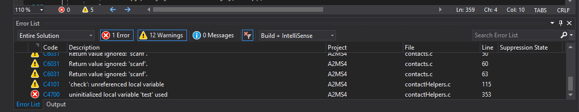 Solved I'm getting this error telling me uninitialized local | Chegg.com