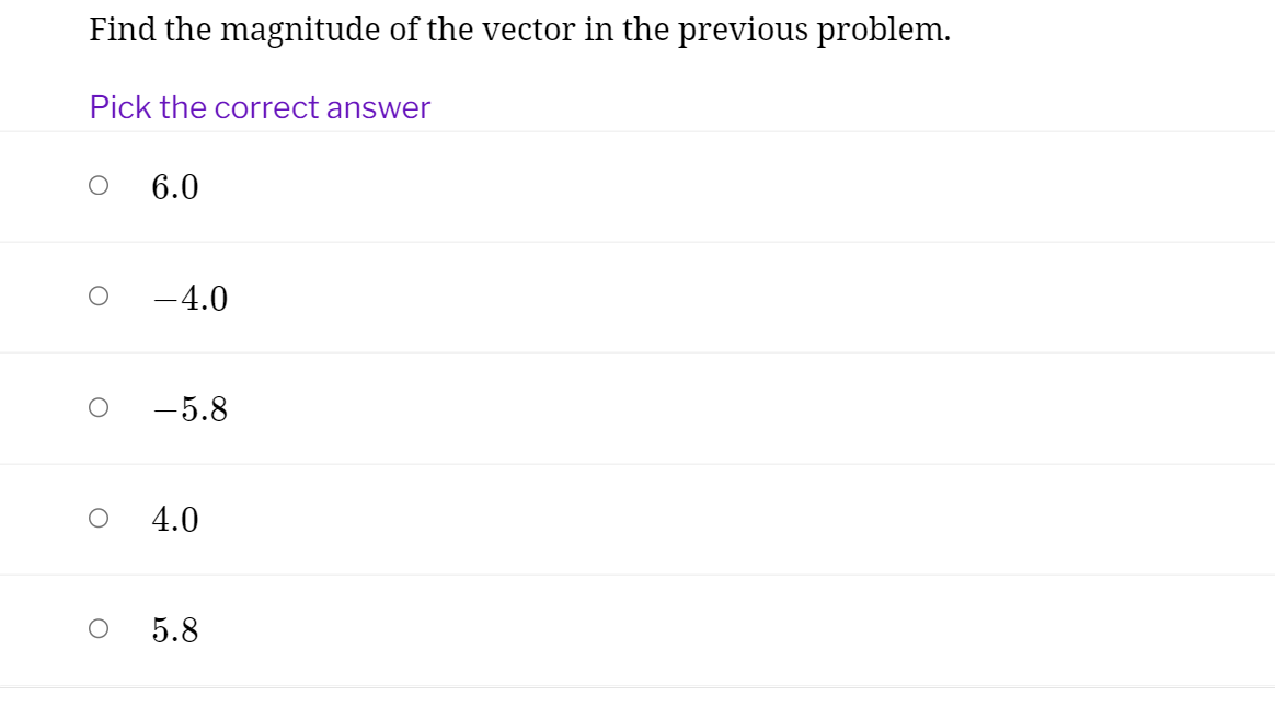 Solved Given this vector in unit vector representation, find | Chegg.com