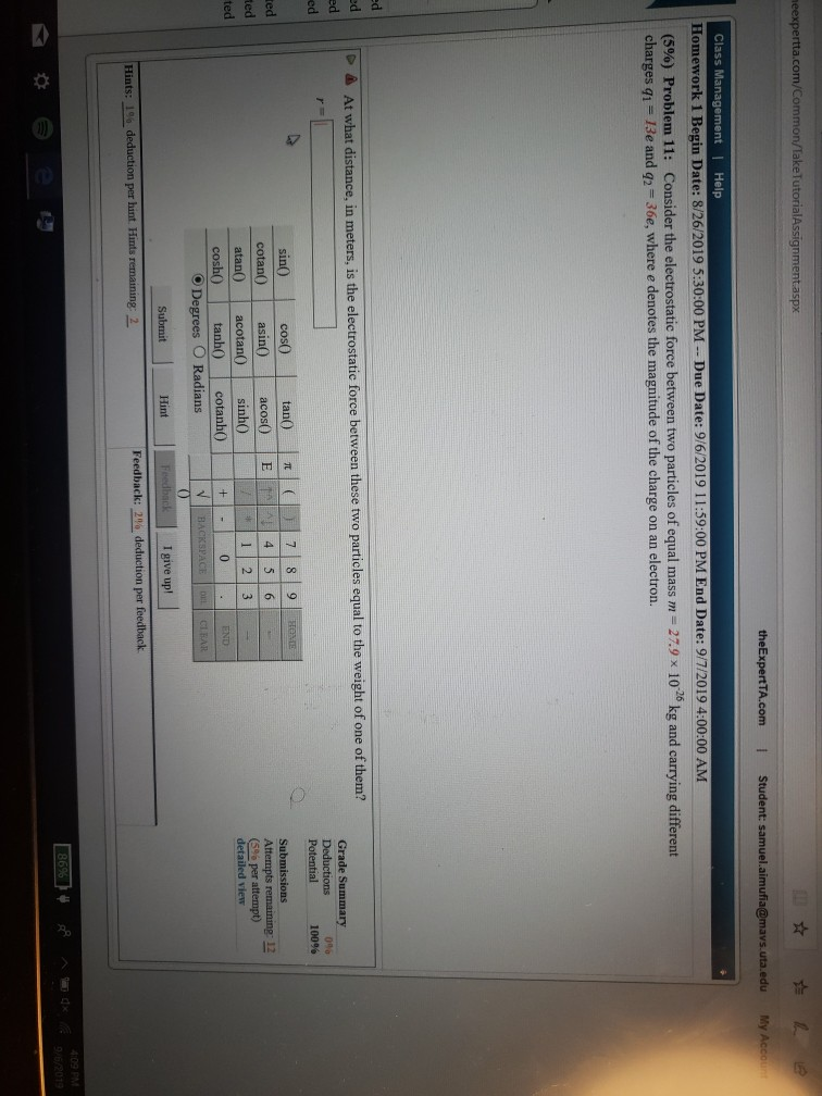 Solved meexpertta.com/Common/TakeTutorialAssignment.aspx | Chegg.com