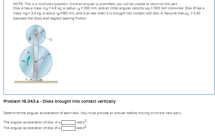 Solved NOTE: This is a multi-part question. Once an answer | Chegg.com