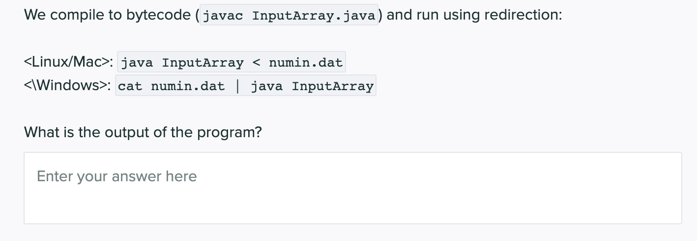 Solved Q4.3 What is the output? 15 Points Given the input | Chegg.com