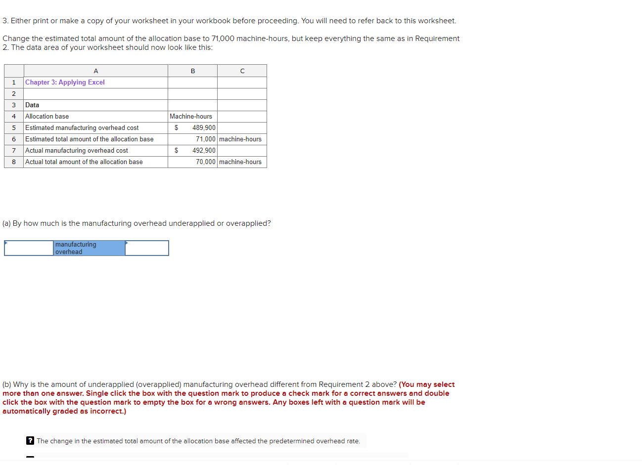 Solved Step 2: Then enter formulas in all cells that contain | Chegg.com