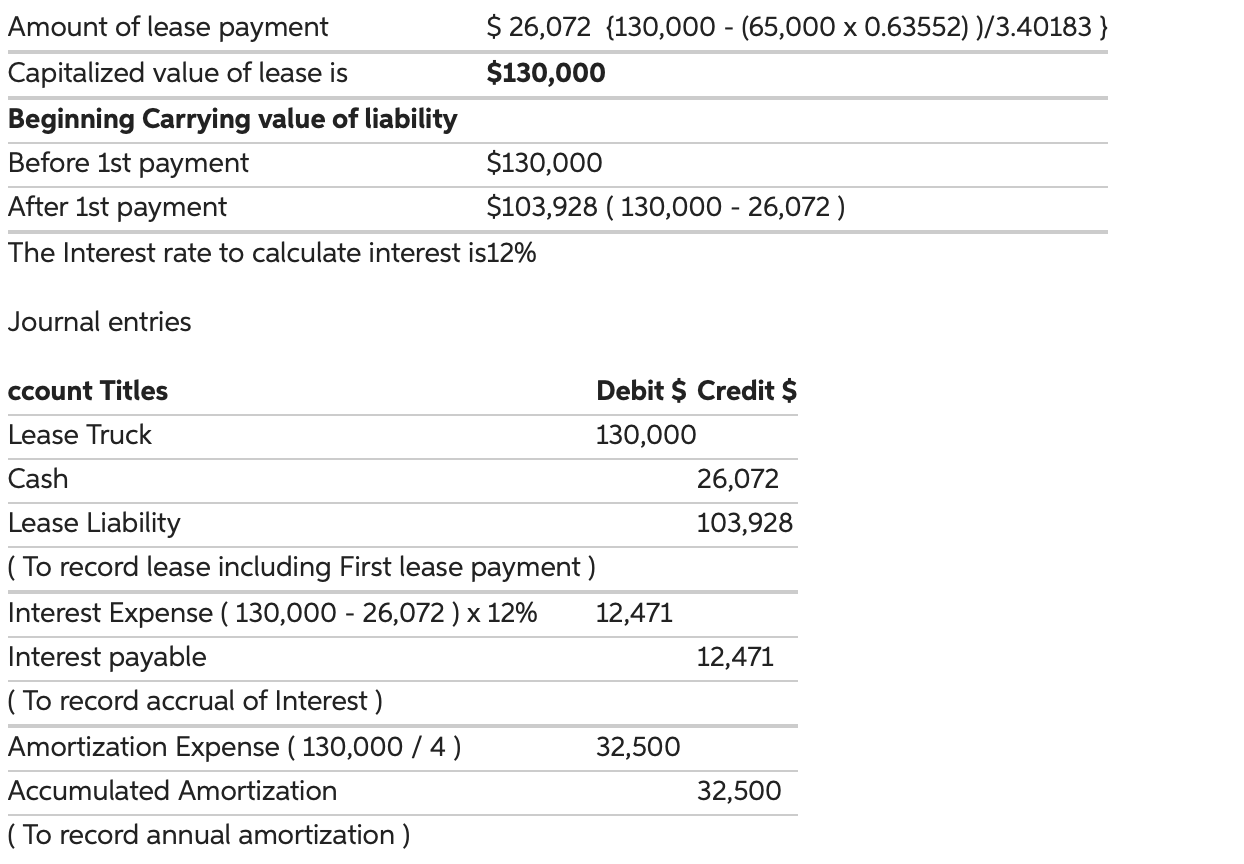 Solved A lessor and lessee enter into a lease agreement | Chegg.com
