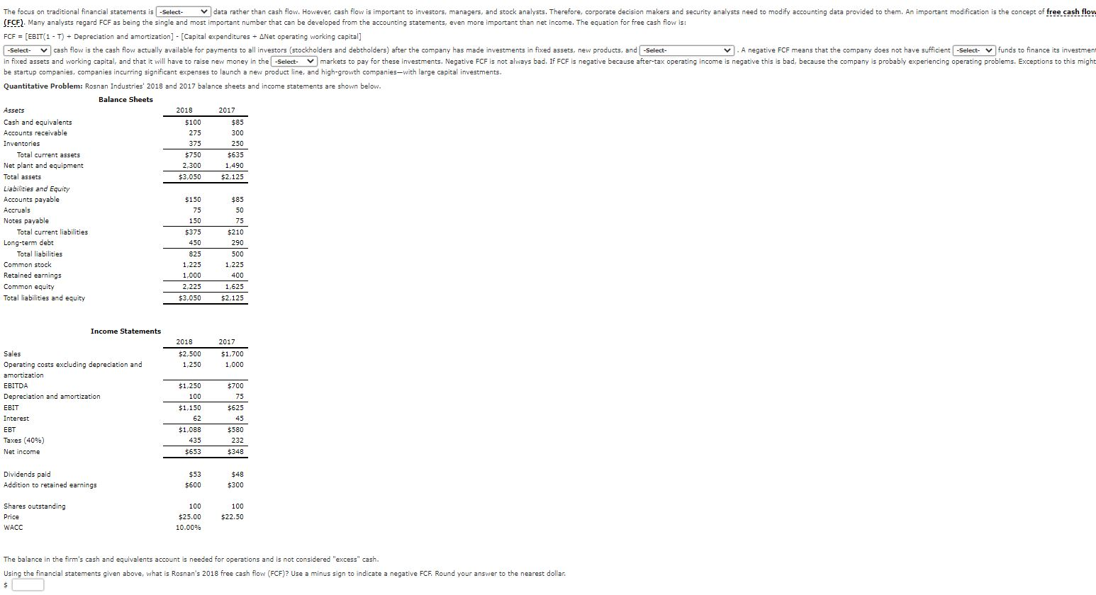 Solved A. The focus on traditional financial statements is | Chegg.com