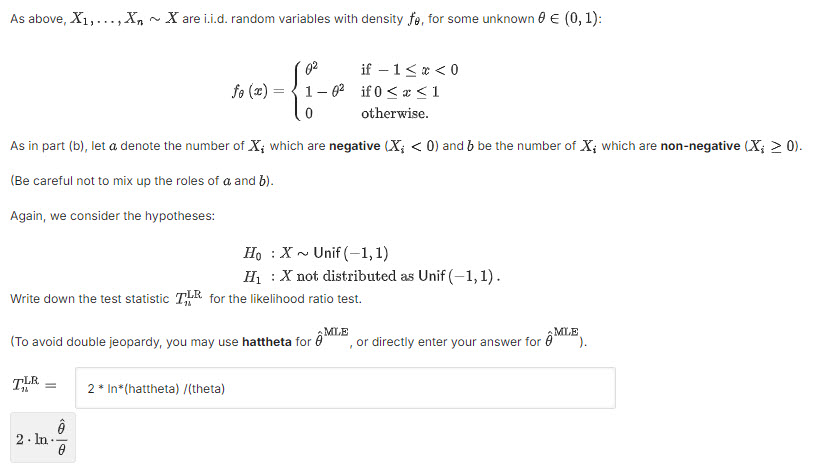 Solved As ﻿above, x1,dots,xn∼x ﻿are i.i.d. ﻿random variables | Chegg.com