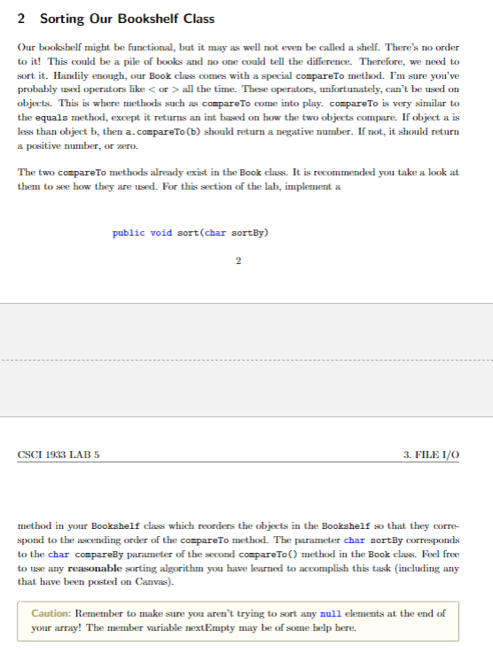 Solved Public Class Book Implements Comparable Private 