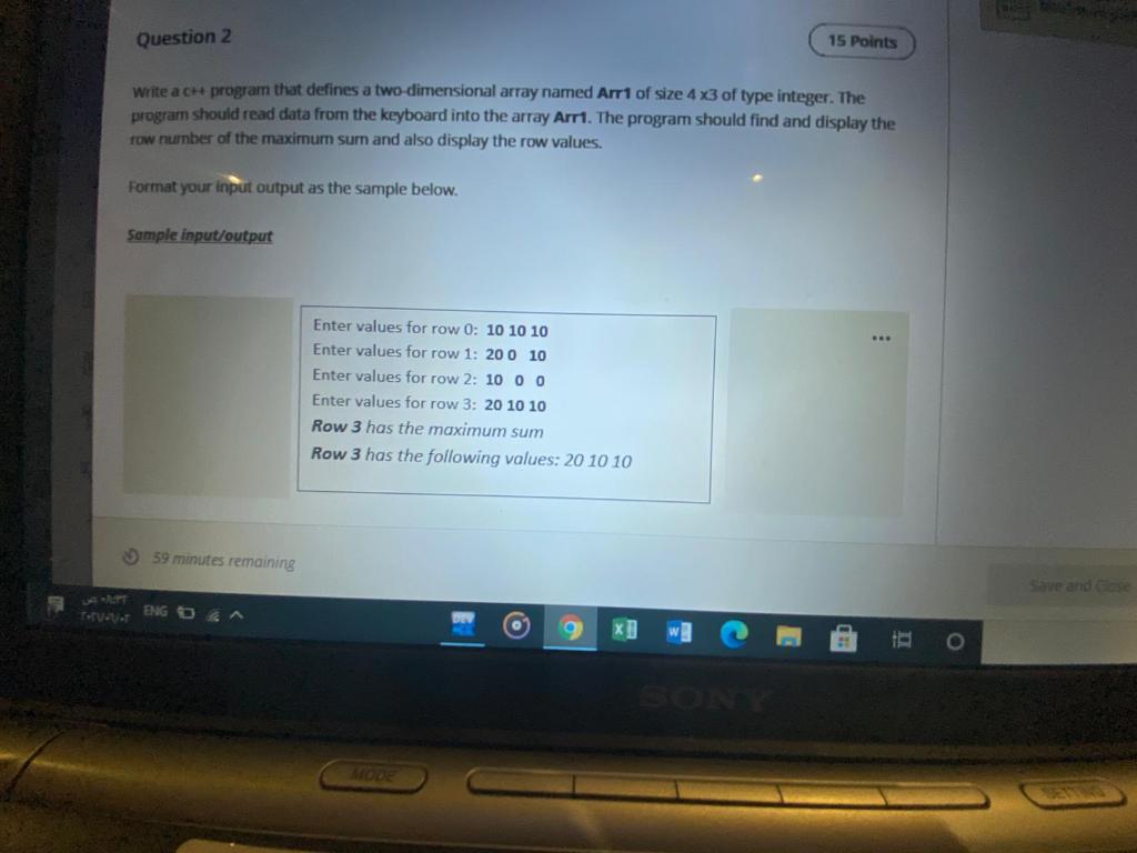 Solved Question 2 15 Points Write a ch program that defines | Chegg.com