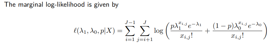 Translate the log likelihood formula in the picture | Chegg.com