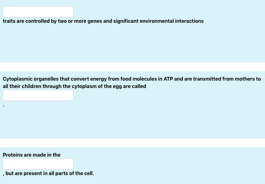 Solved traits are controlled by two or more genes and | Chegg.com