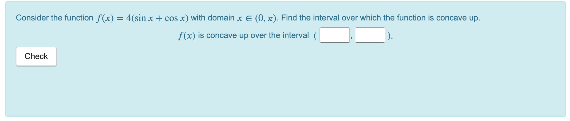 Solved Consider the function | Chegg.com