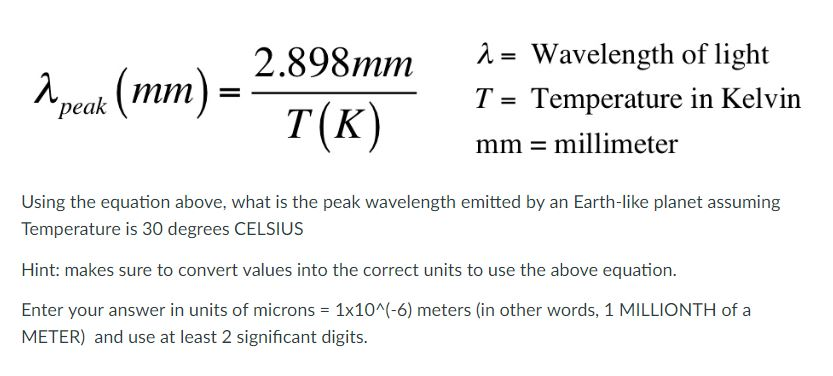 Wavelength Formula Physics
